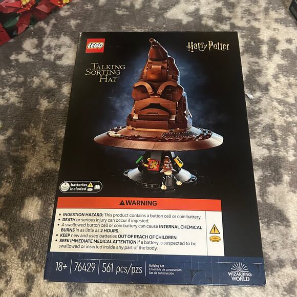 Lego | Toys | Lego Harry Potter Talking Sorting Hat Building Set New ...